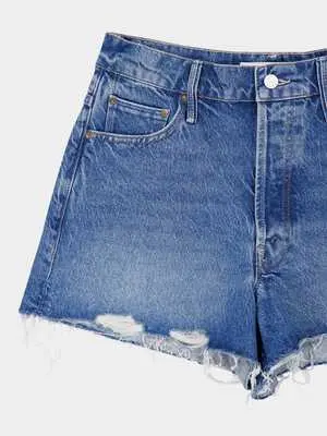 MOTHER The Main Course Short Fray Denim Shorts