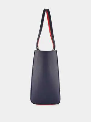 CHRISTIAN LOUBOUTIN Zaffiro Cabata Small Tote - Blue