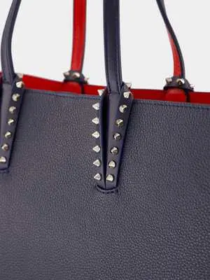 CHRISTIAN LOUBOUTIN Zaffiro Cabata Small Tote - Blue