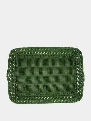 HOUSE OF CAPRICORN Handmade Vitória Wicker Large Tray