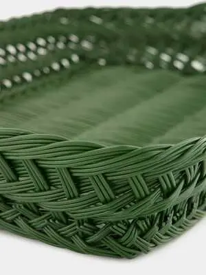 HOUSE OF CAPRICORN Handmade Vitória Wicker Large Tray