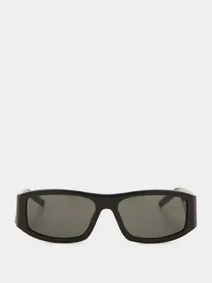 Casablanca Rectangular Sunglasses - Black