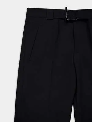 Alexander McQueen T-bar Belted Trousers