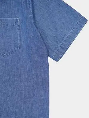 Valentino Garavani Denim Bowling Shirt - Blue