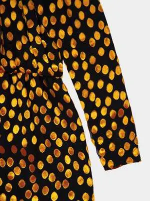 Saint Laurent One-shoulder Mini Dress - Orange