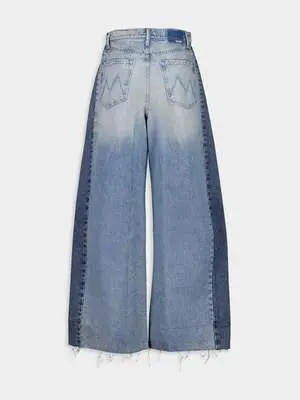 MOTHER The Pipe Dream Button Sneak Fray Jeans