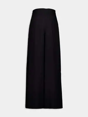 MARRAKSHI LIFE High-waisted Pleated Cotton Trousers