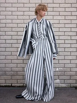 MARRAKSHI LIFE French Cuff Striped Long-sleeved Shirt - Multicolour