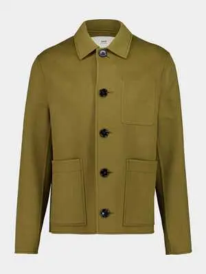 AMI Paris Boxy Buttoned Jacket