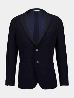 Boglioli Virgin Wool-cotton Blazer - Blue