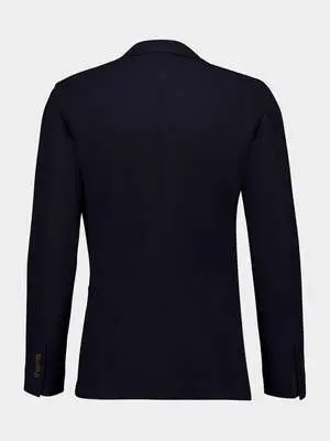 Boglioli Virgin Wool-cotton Blazer - Blue