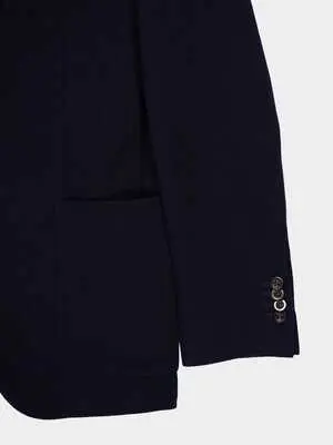 Boglioli Virgin Wool-cotton Blazer - Blue