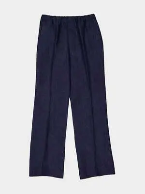 PIACENZA CASHMERE 1733 Linen Straight Leg Pants