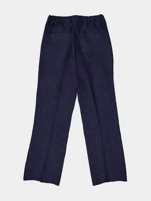 PIACENZA CASHMERE 1733 Linen Straight Leg Pants