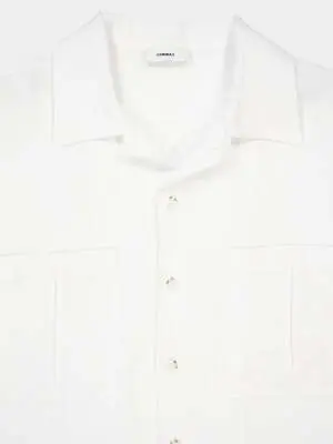 Commas Oversized Linen Patch Pocket Shirt