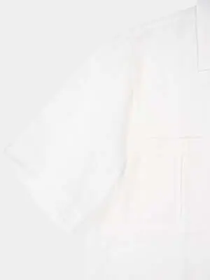 Commas Oversized Linen Patch Pocket Shirt
