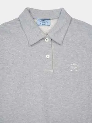 Prada Cotton Polo Shirt With Mother-of-pearl Buttons