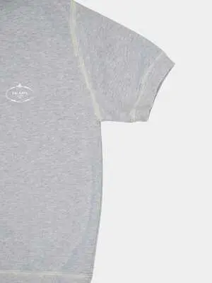Prada Cotton Polo Shirt With Mother-of-pearl Buttons