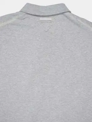 Prada Cotton Polo Shirt With Mother-of-pearl Buttons