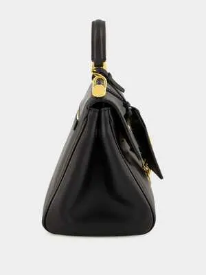 Dolce & Gabbana My Sicily Leather Handbag - Black