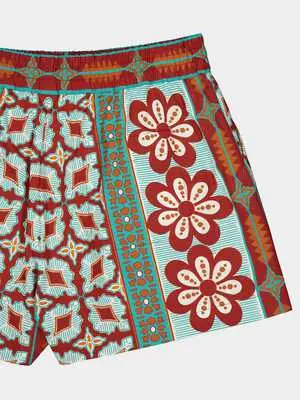 La DoubleJ Pagoda Placée Cotton Poplin Shorts