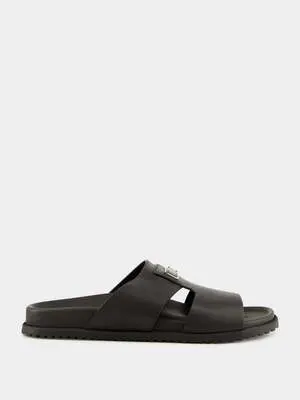 Dolce & Gabbana Calfskin Slide Sandals