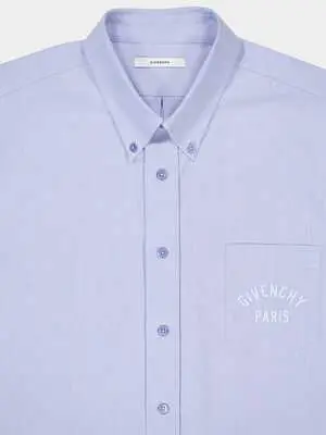 Givenchy Baby Oxford Cotton Shirt - Blue