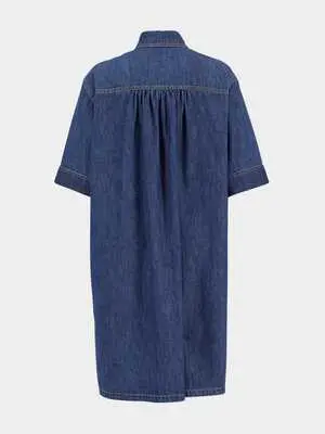 Valentino Garavani Denim Midi Shirt Dress