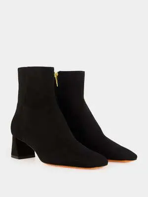 Santoni Leather Marta Ankle Boots