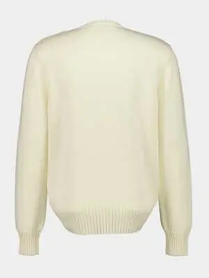 Givenchy Cotton Paris Sweater - Cream