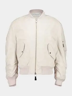 Givenchy Cotton Bomber Jacket - Beige