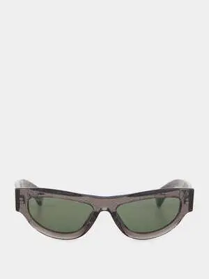 Gucci Gucci Cat Eye Sunglasses With GG Motif Grey