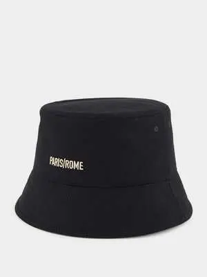 Valentino Garavani Bucket Hat With Embroidered Logo