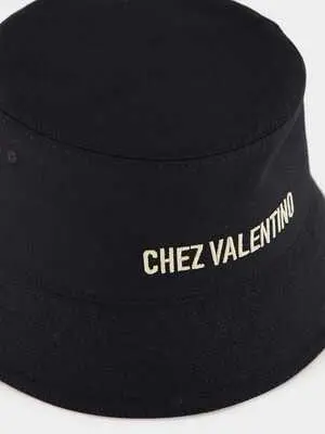 Valentino Garavani Bucket Hat With Embroidered Logo