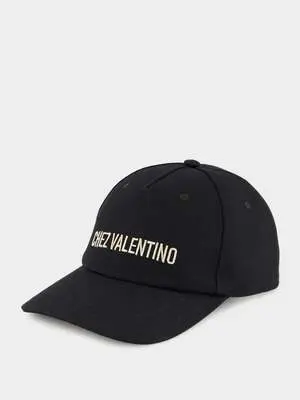 Valentino Garavani Chez Cap - Black