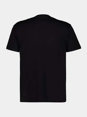 Valentino Garavani Cotton Jersey T-shirt With Vlogo Patch - Black