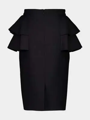 Valentino Garavani Crepe Couture Midi Skirt