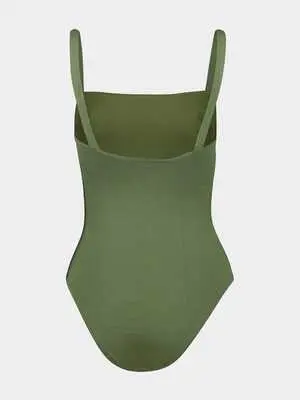 Matteau Safari Crinkle Square One-piece - Green