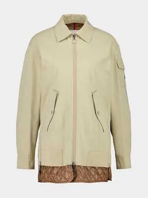 Moncler Felci Padded Shirt Jacket - Beige