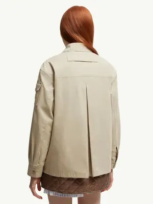 Moncler Felci Padded Shirt Jacket - Beige
