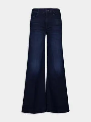 MOTHER The Twister Sneak Wide-leg Mid-rise Jeans - Blue