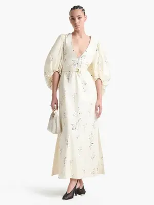 Altuzarra Corrie Maxi Dress - White