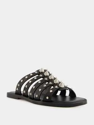 CHRISTIAN LOUBOUTIN Charja Studded Flat Mules