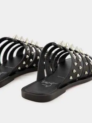 CHRISTIAN LOUBOUTIN Charja Studded Flat Mules