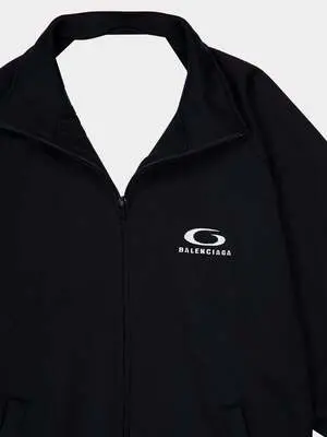 Balenciaga Cotton Zip-up Tracksuit Jacket - Black