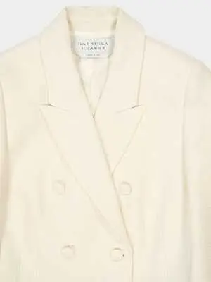 Gabriela Hearst Sedna Silk Tweed Blazer