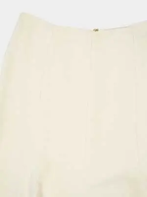 Gabriela Hearst Silk Tweed Maxi Skirt - Cream