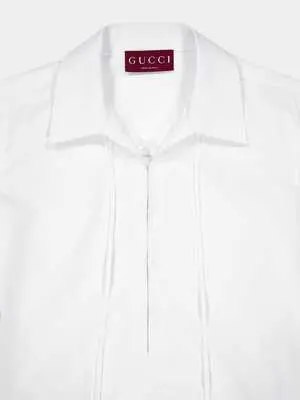 Gucci Shirt Dress With Horsebit Detail