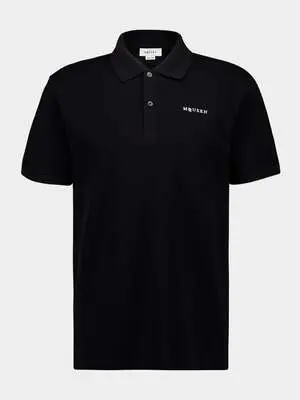 Alexander McQueen Logo Embroidered Cotton Polo