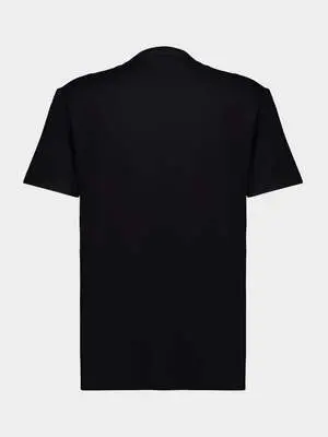 Alexander McQueen Logo Cotton T-shirt - Black